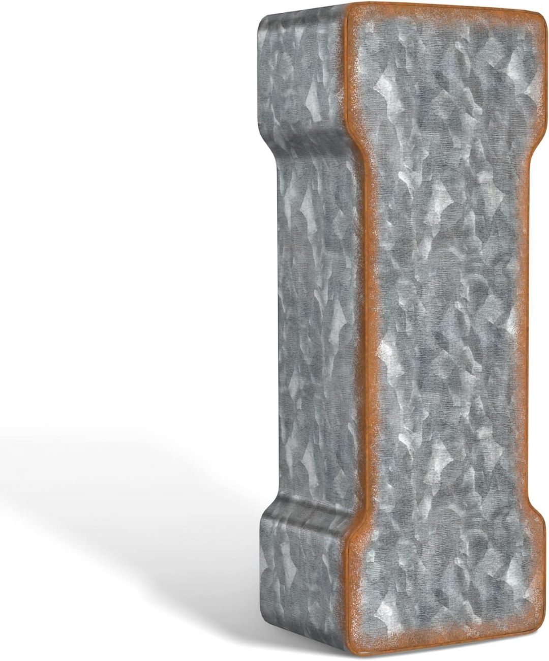 Galvanized Metal 3D Letter I - Crafty Crocodile