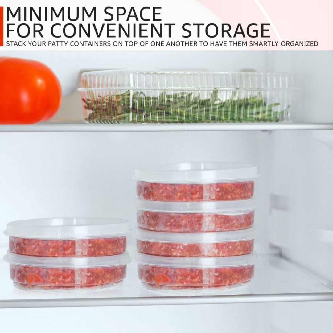 Mission Gallery Hamburger Press Patty Maker - 4 in1 Burger Mold Patty ...